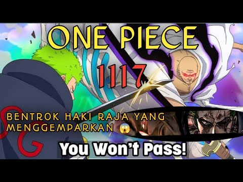 REVIEW ONE PIECE CHAPTER 1117 - BENTROK💥 ZORO VS NOSJURO DUEL CLASH ...