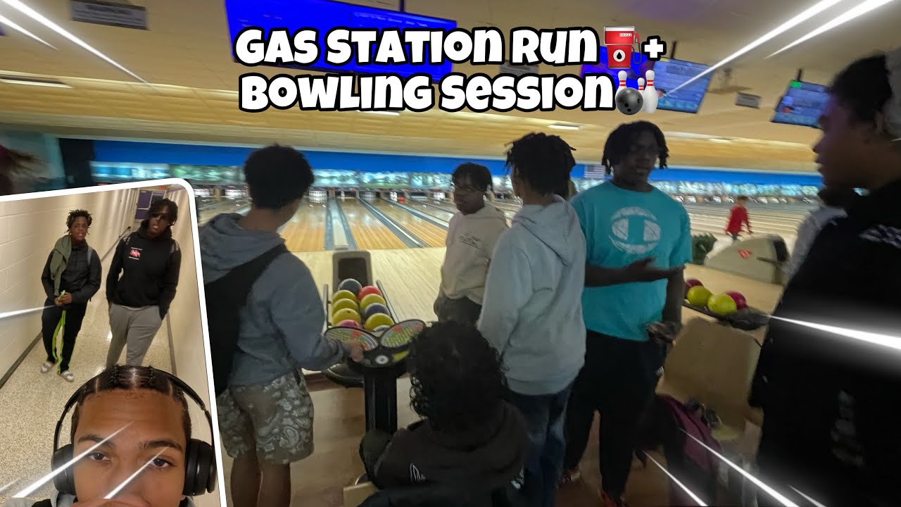 Gas Station Run + Bowling Session VLOG!! - YouTube