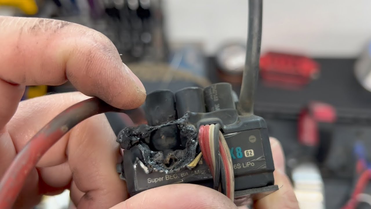 Axial SCX6 | ESC FIRE - YouTube