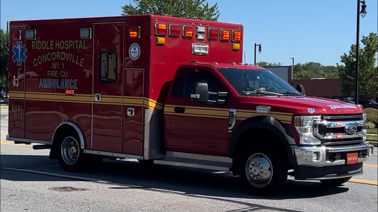 Riddle Hospital EMS Concordville Fire & Protective Association MICU 59 ...