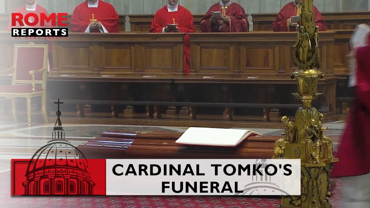 #PopeFrancis gives final blessing at Cardinal Tomko's funeral in St ...