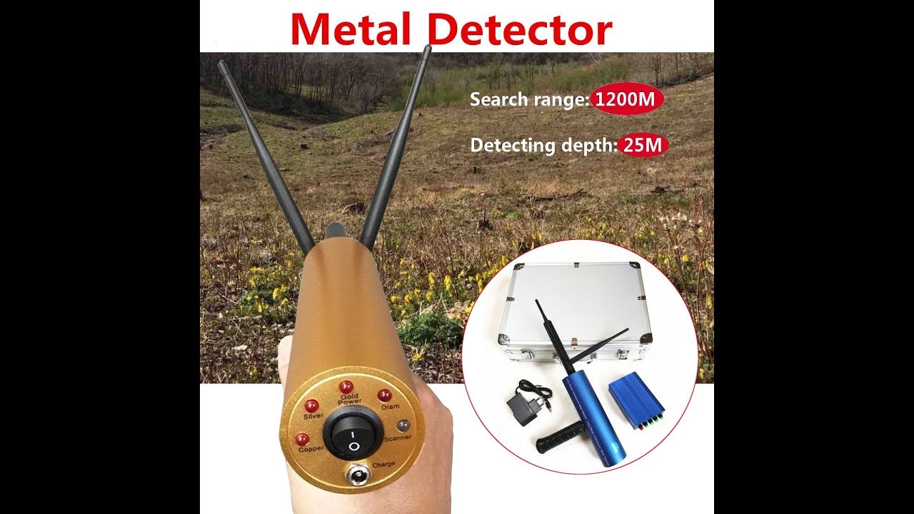 Slow Underground 1200M Long Range Search Treasure Finder Scanner Gold ...