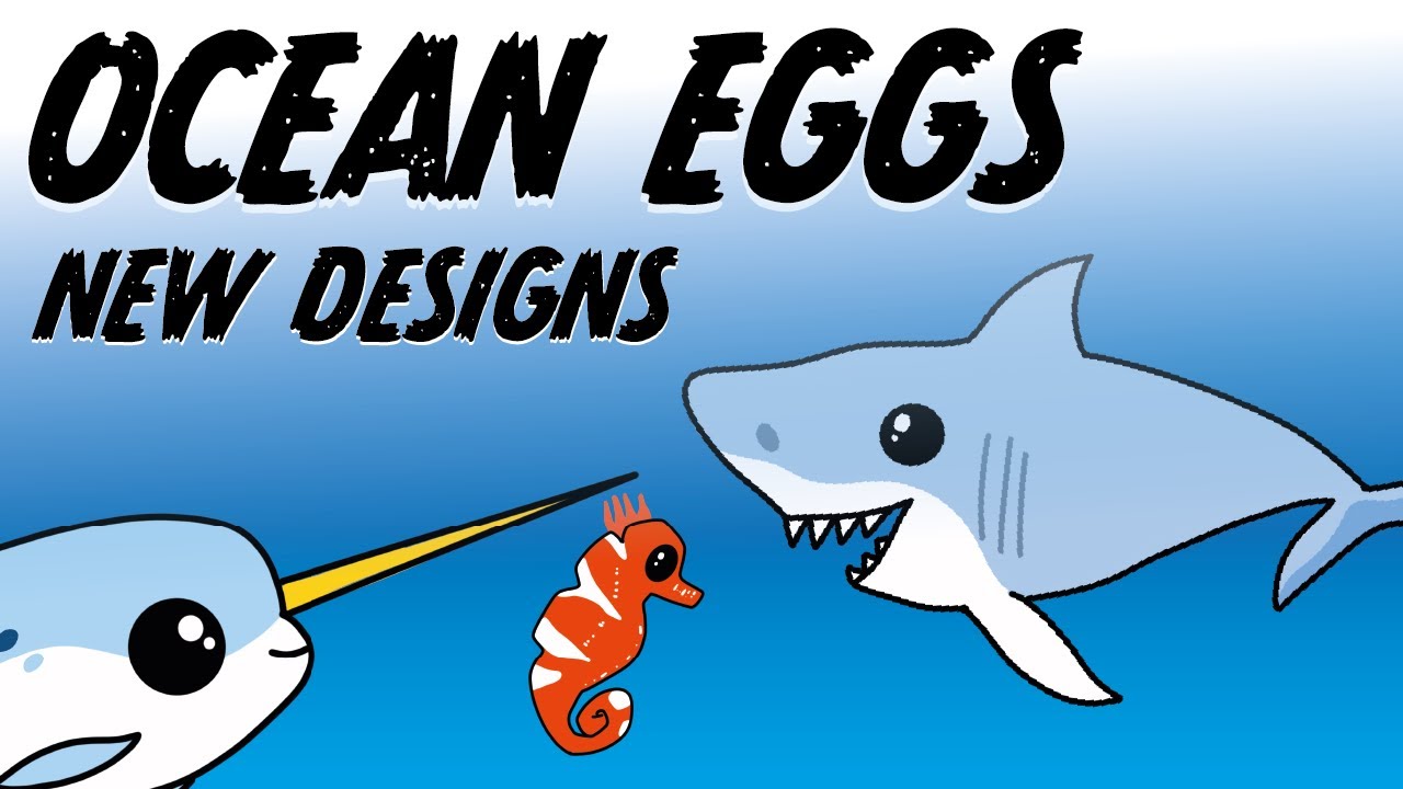 Drawing OCEAN EGGS Designs | Adopt Me Pets (2021) - YouTube