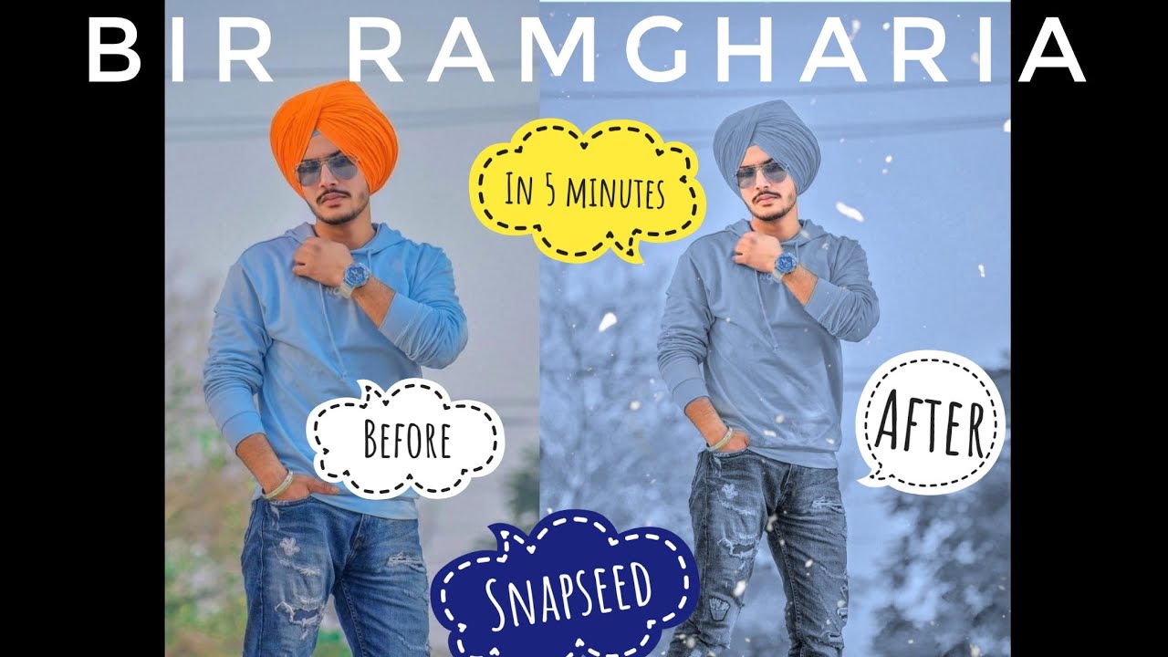 Bir ramgharia photo editing | snapseed photo editing 📸 - YouTube