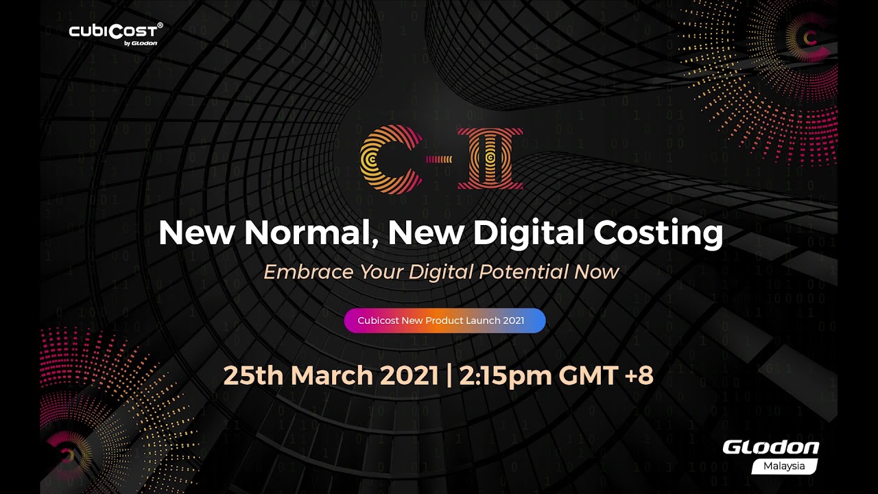 Cubicost C-III Product Launch 2021 by Glodon Malaysia - YouTube