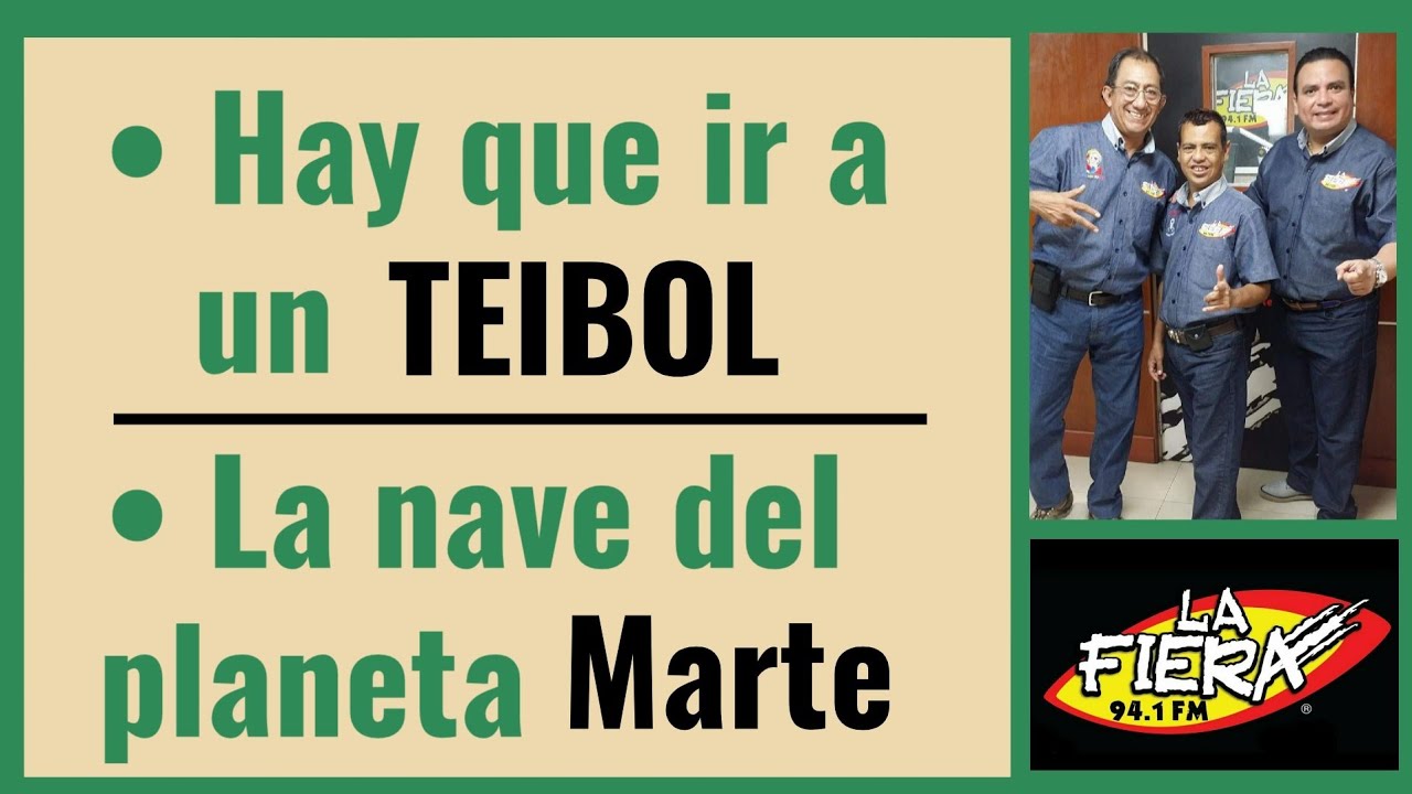 Hay que ir a un teibol & La nave del planeta Marte 🚀 Victor Sánchez y ...