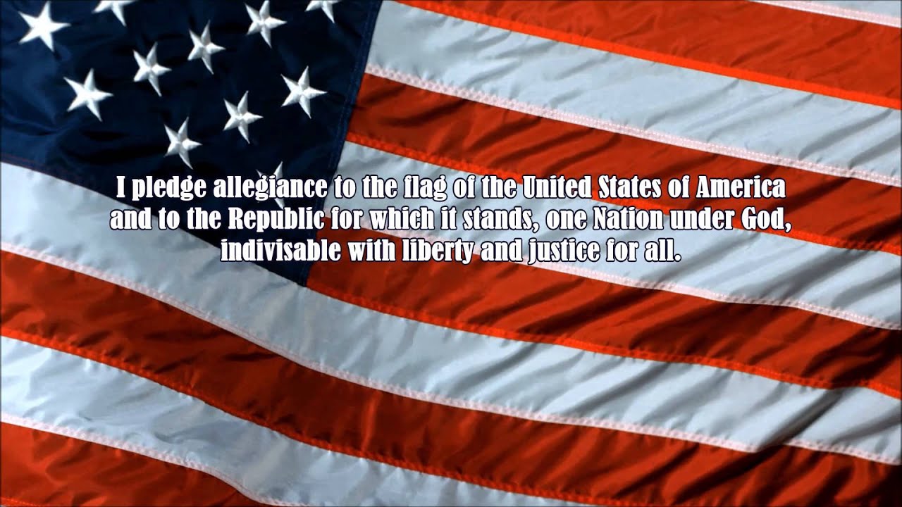 Pledge of Allegiance (with script) - YouTube