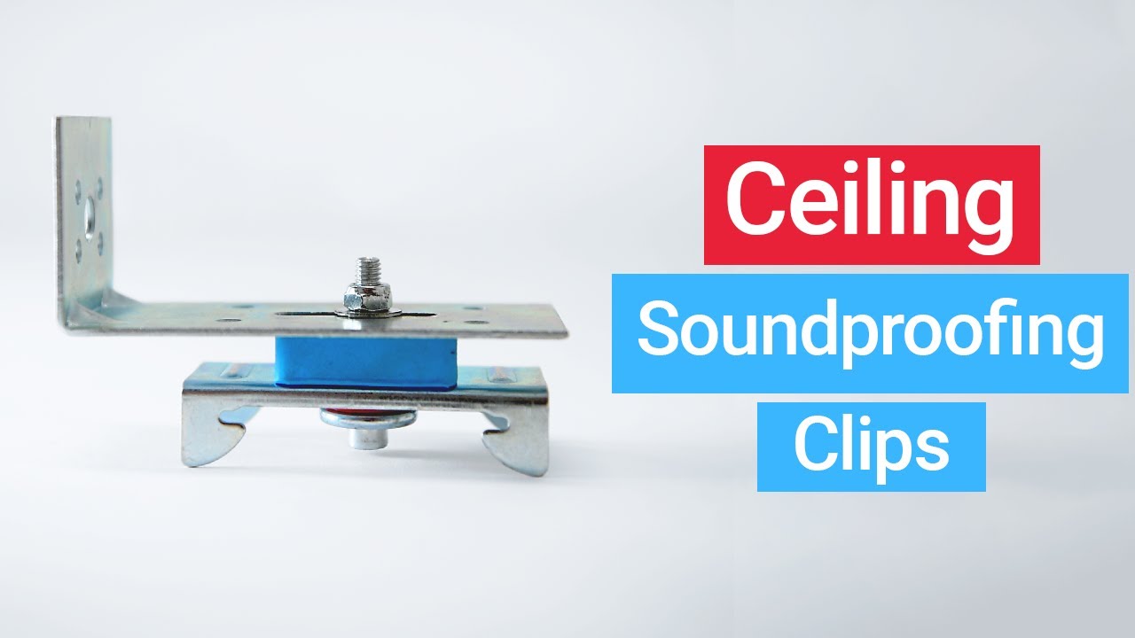 Ceiling Sound Isolation Clip for Low Ceilings - MuteClip LP - YouTube