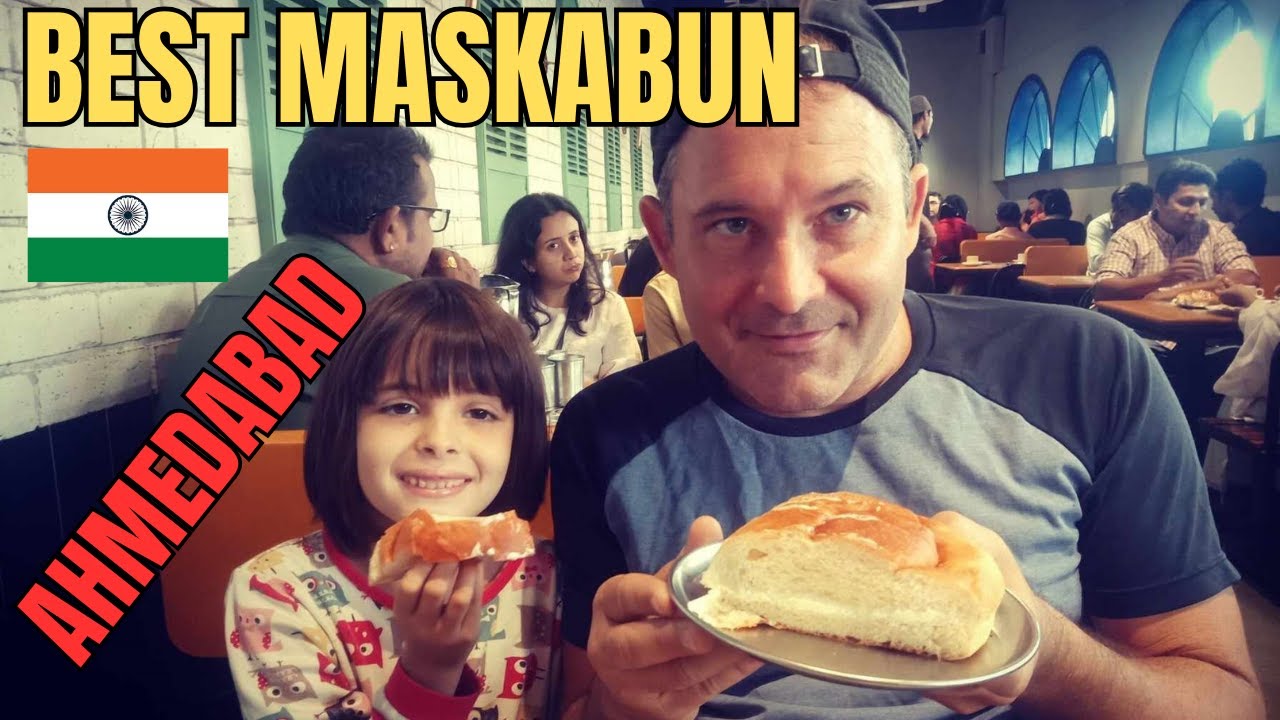 Swiss Family Tries Famous MASKABUN For The First Time 🇮🇳 AHMEDABAD ...