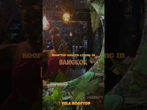 The most UNIQUE Rooftop Bar in Bangkok #dailyvlog #shorts #bangkok #livingalone อาศัยอยู่ในกรุงเทพฯ