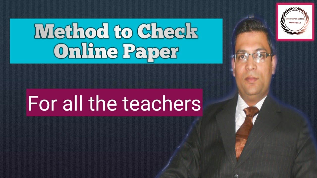How to check your papers online with pen tool | easiest method | For ...