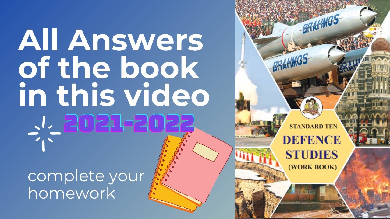 Defence studies workbook answers std10 all answer pdf || ssc board ...