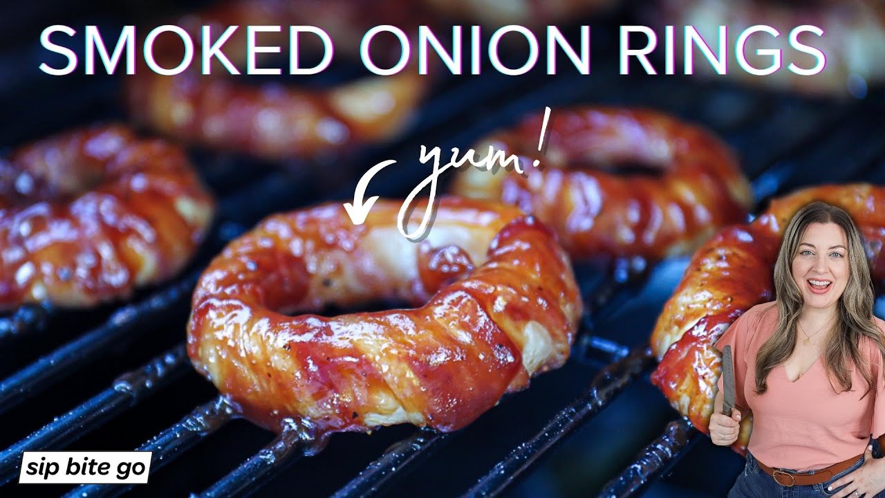 Traeger BBQ Smoked Onion Rings (QUICK LOOK) - YouTube