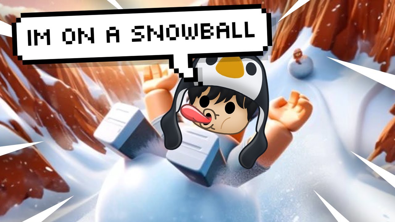Noob Vs Grow Snowball Race 🎿 | I ride on a big snowball - YouTube