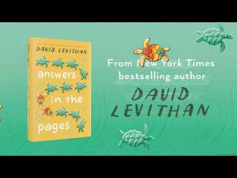 Answers in the Pages by David Levithan | Official Book Trailer - YouTube