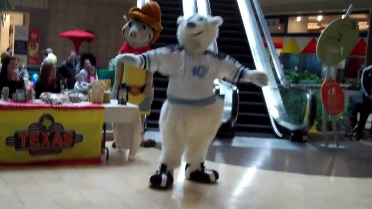 Mascot Dance Off! - October 20, 2013 - Chesterfield Mall - YouTube