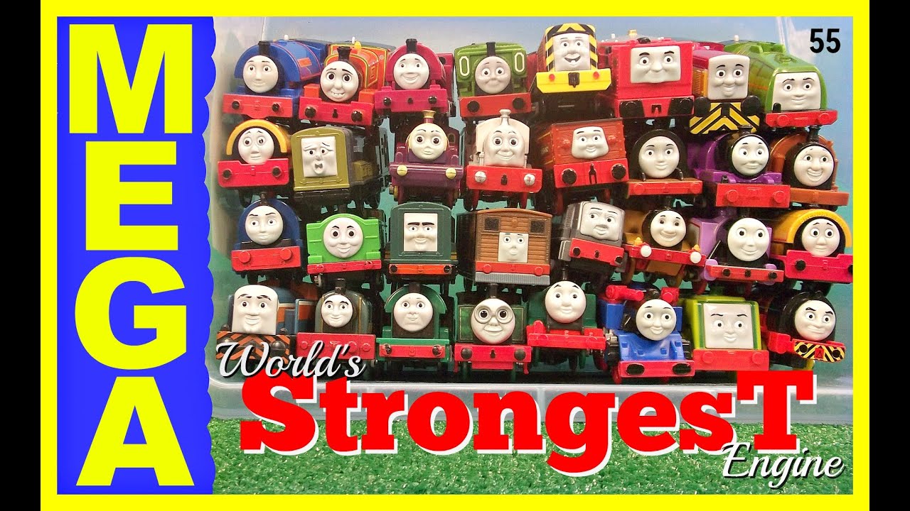 World's Strongest Engine 55! Mega - 32 Engines Compete! Thomas and ...