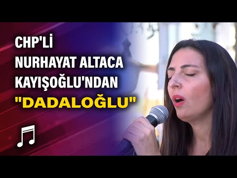 CHP'li Nurhayat Altaca Kayışoğlu'ndan canlı performans \