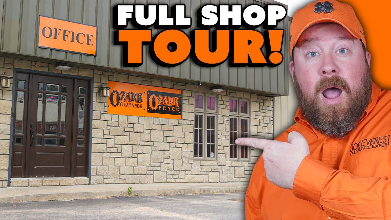Full Shop Tour Of My Fence Company! - YouTube