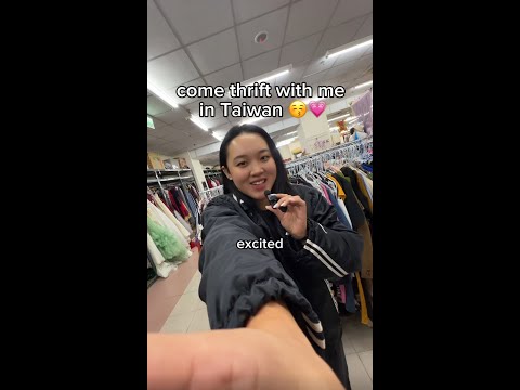Thrift with me in TAIWAN!!