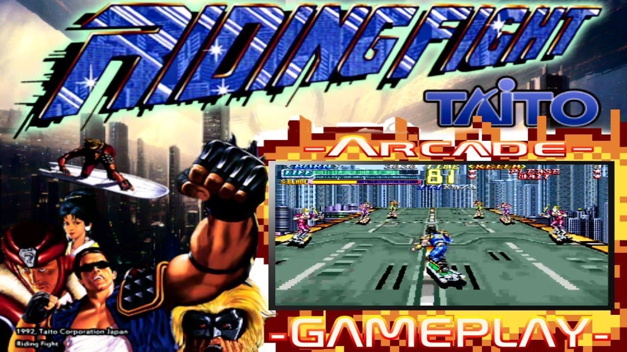 Riding Fight Arcade GAMEPLAY (PC HD/MAME) - YouTube