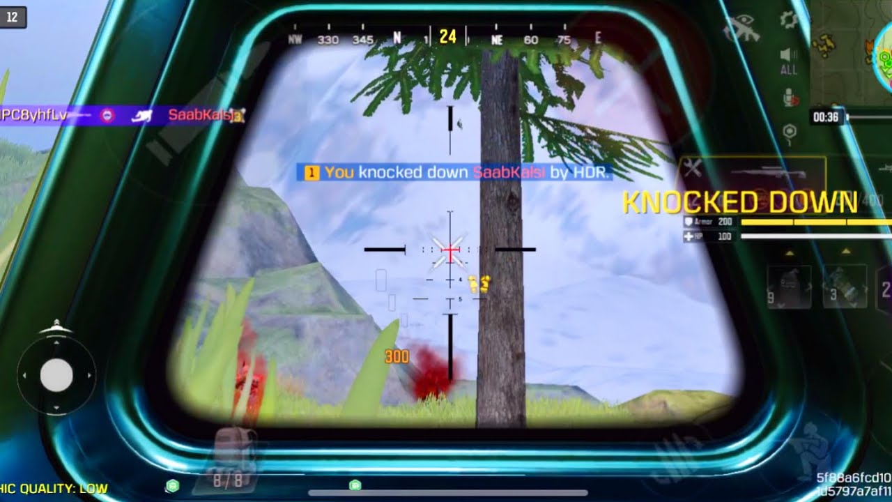 POWERFUL SNIPER PRACTICE HDR 300+ DAMAGE | SOLO VS SQUAD| CALL OF DUTY MOBILE BATTLE ROYALE ...