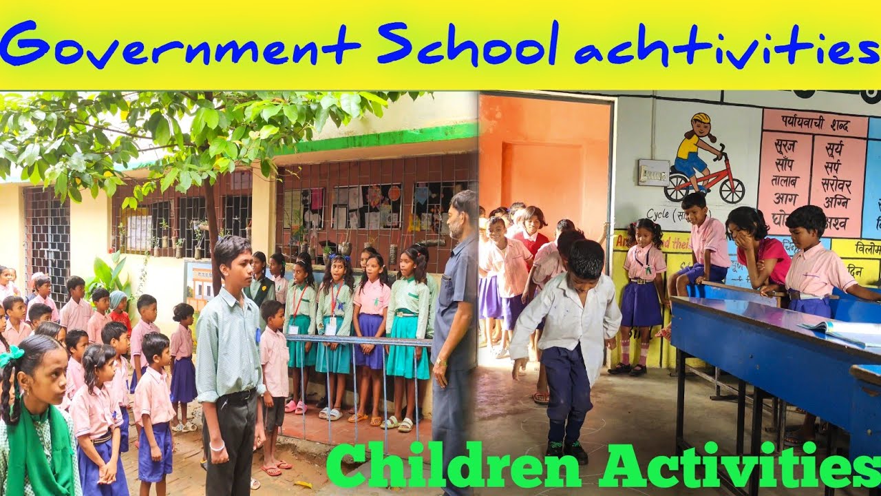 Children Activities|| Government School achtivities|| vivek lakra vlogs ...