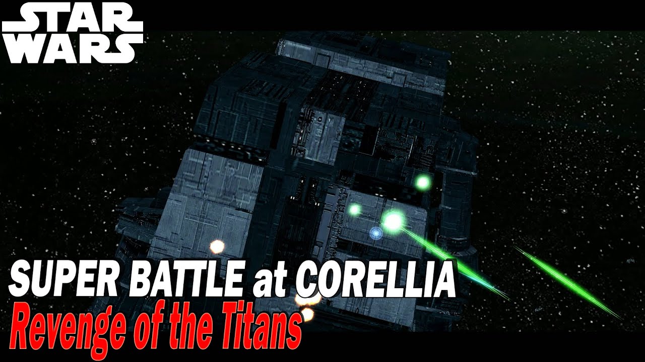 SUPER BATTLE at CORELLIA- Star Wars Empire at War - YouTube