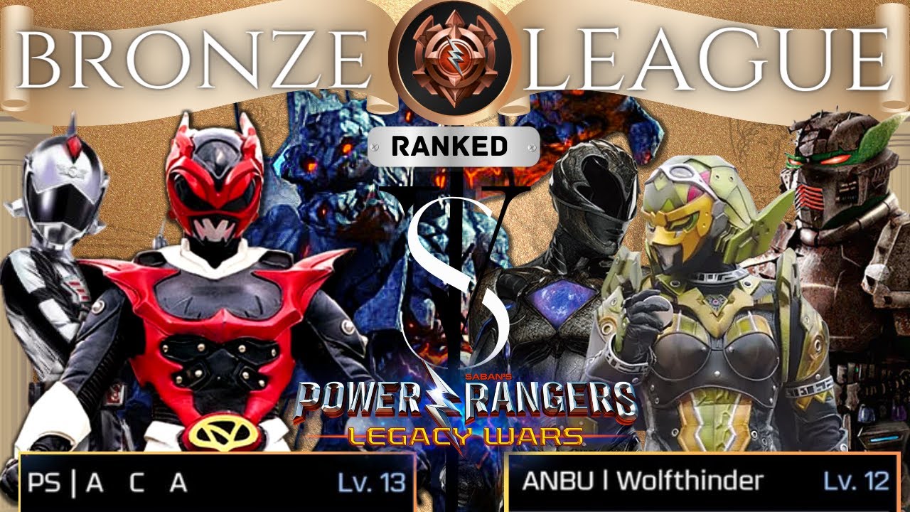 Power Rangers Legacy Wars | Ranked Bronze League Battle | Psycho Red ...