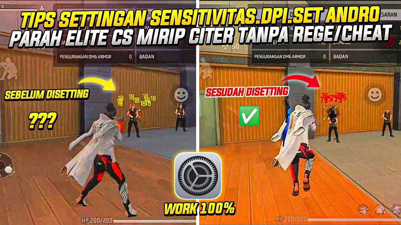 TIPS SETTINGAN ELITE CS SENSITIVITAS DPI SET ANDRO MIRIP CITER TANPA ...