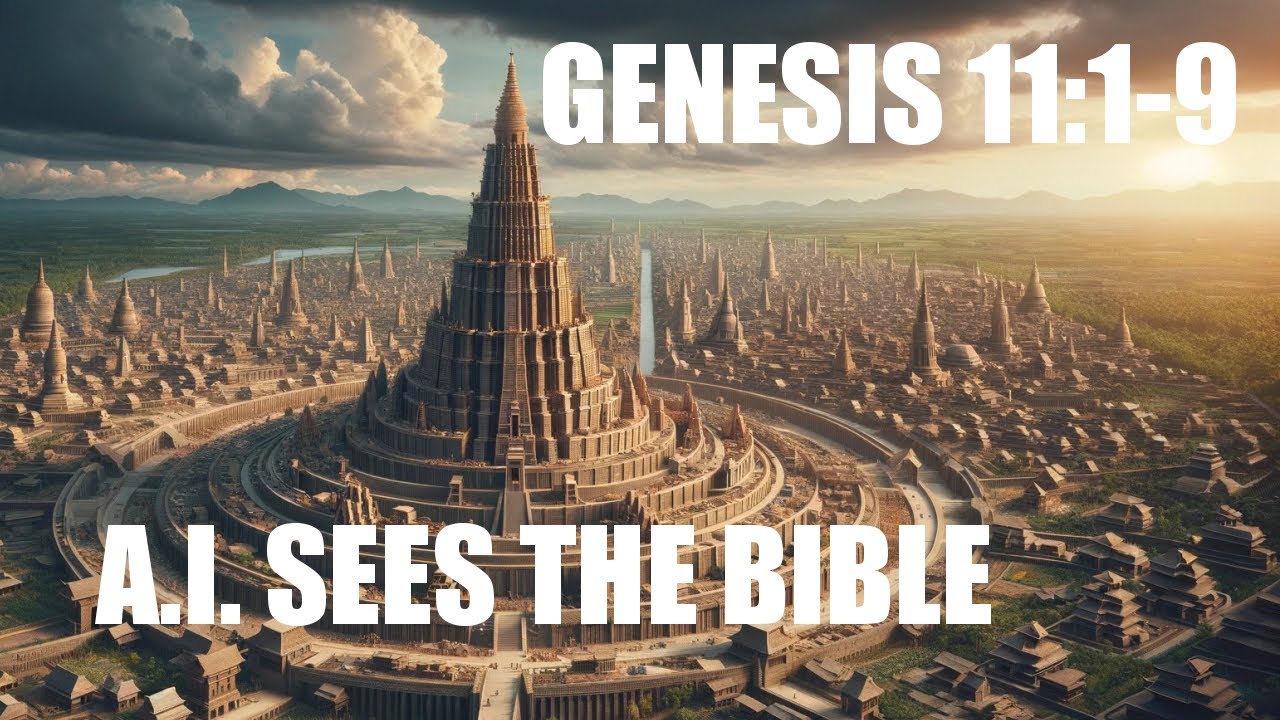 Genesis 11:1-9 - The Tower of Babel where God confused the languages ...