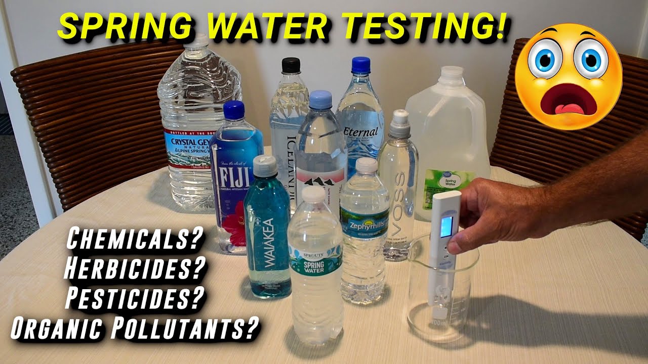 Testing 10 Popular SPRING WATER Brands For Chemicals & Pollutants - YouTube