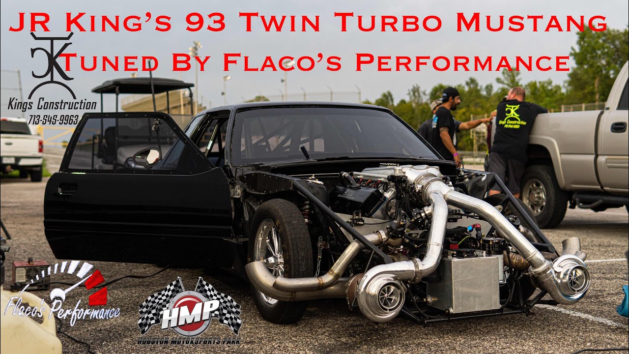 JR King’s Car Reveal 93 SB Twin Turbo Mustang! Tuned By Flaco’s ...
