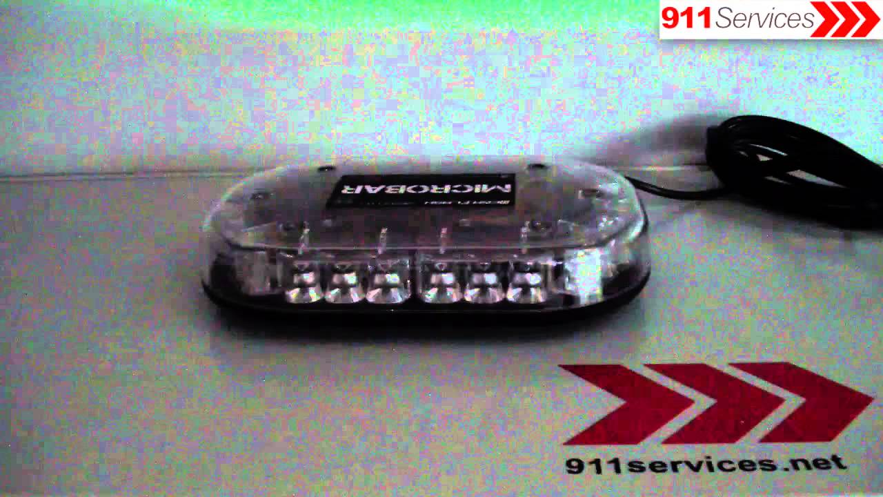 RT MicroBar MultiColor LED Warnbalken - 911Services Warnbalken.at - YouTube