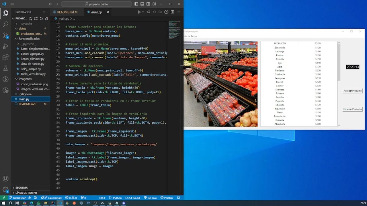 Mini proyecto Python y Tkinter - YouTube