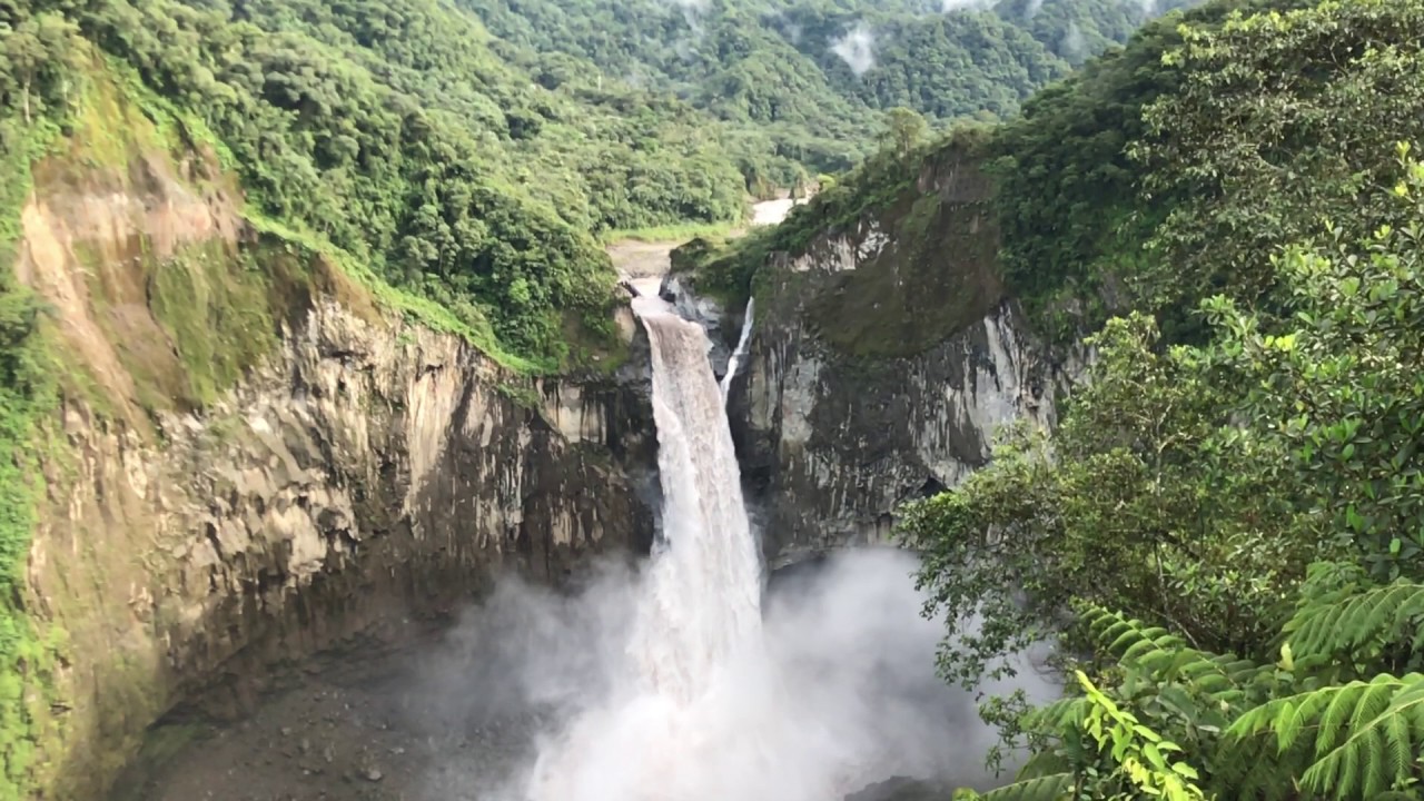 Slomotion of San Rafael Falls - Ecuador - YouTube