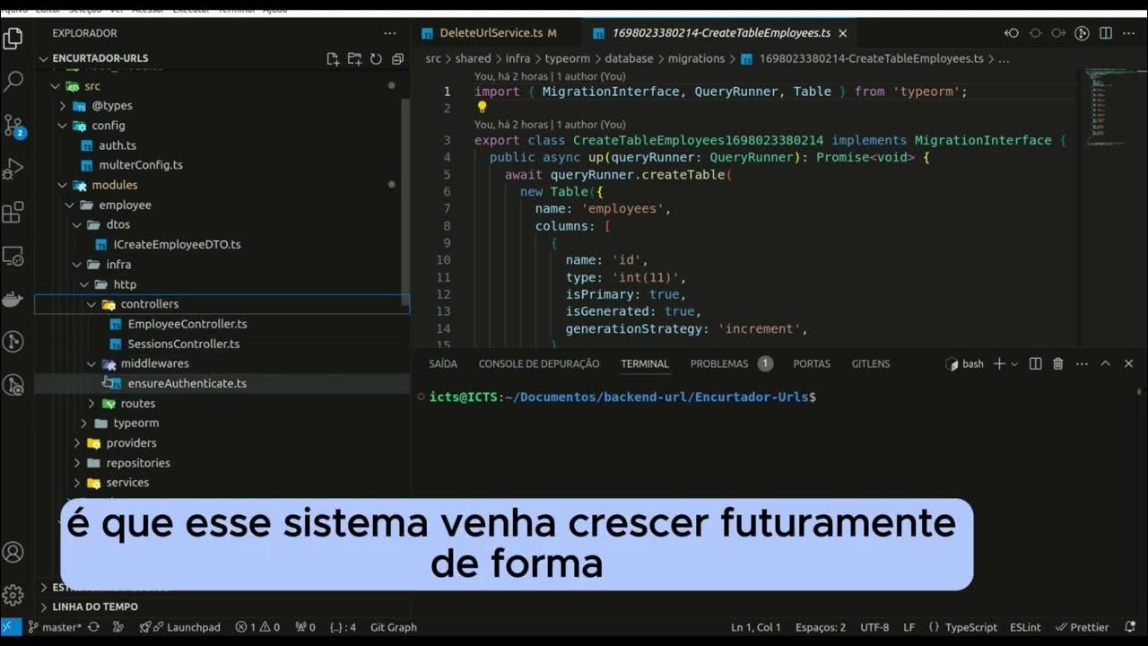 Backend node Encurtador de Urls - YouTube