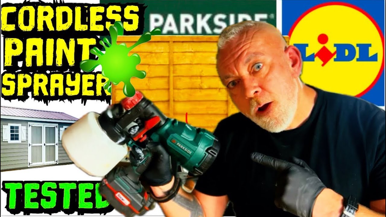 PARKSIDE 20v CORDLESS PAINT SPRAYER 😃 TEST REVIEW - YouTube