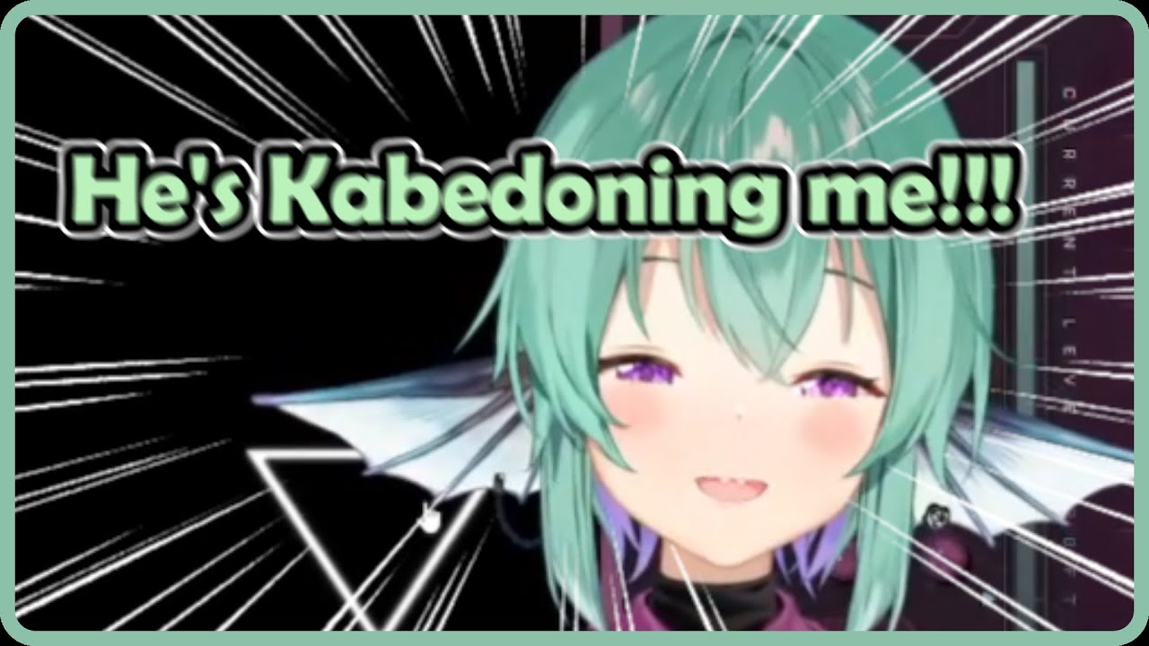 Finana's reaction when she was Kabedoned by Mr. Crawling - YouTube