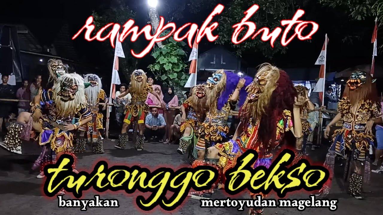 Rampak buto jatilan turonggo bekso banyakan mertoyudan magelang - YouTube