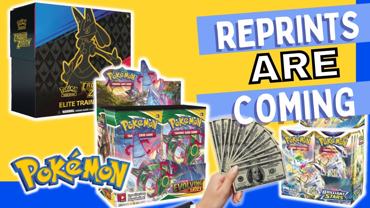 Pokemon Reprints Update 2023! Crown Zenith Short Printed? - YouTube