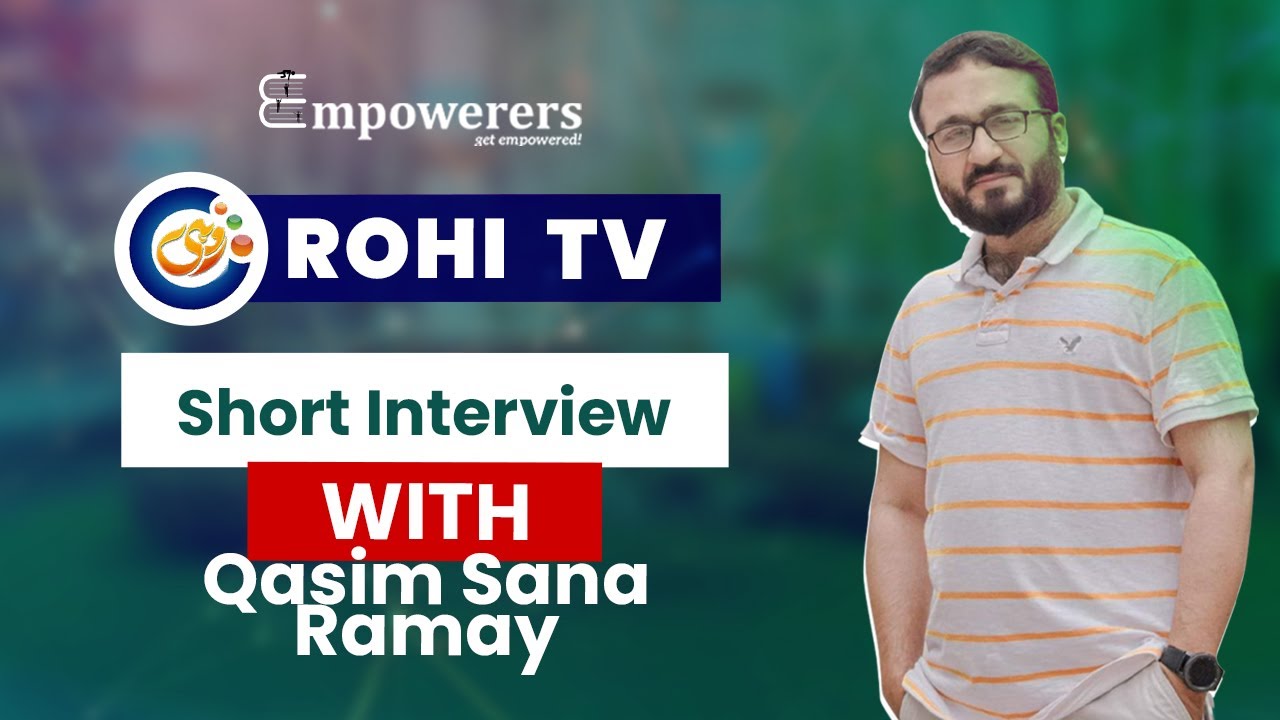 Rohi Tv Morning show host Ayesha short interview with Qasim Sana Ramay ...