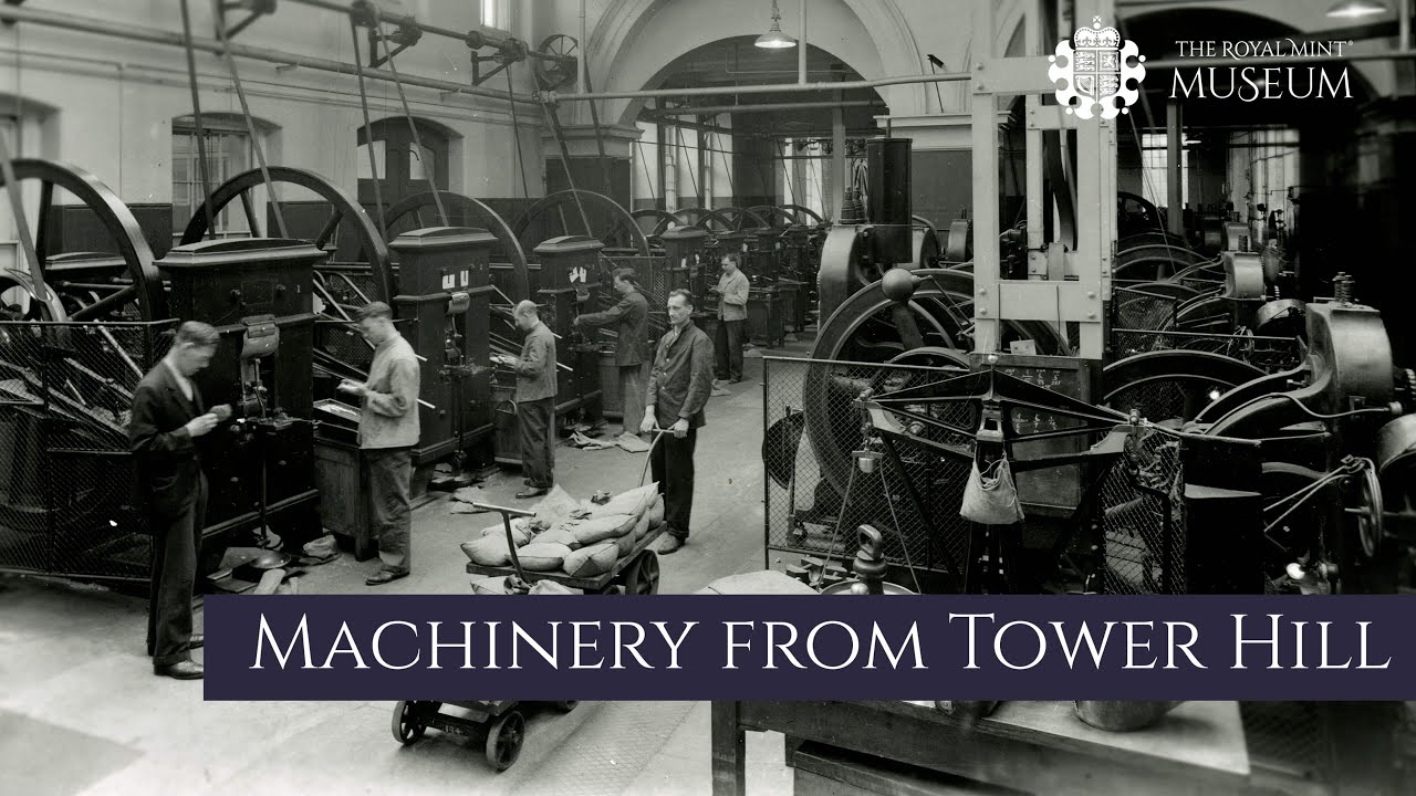 Museum in a minute: Machinery from the Royal Mint at Tower Hill - YouTube