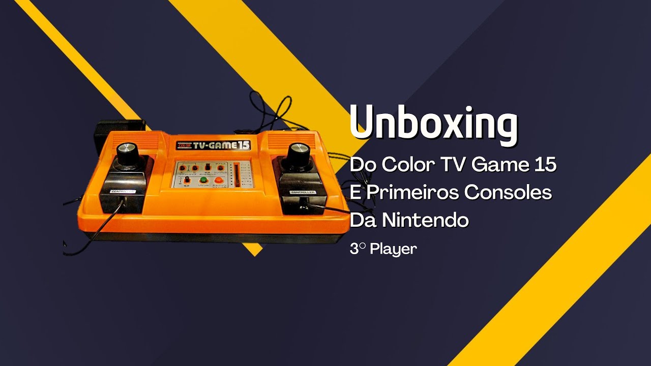 UNBOXING DO COLOR TV GAME 15/ O PRIMEIRO CONSOLE DA NINTENDO - YouTube