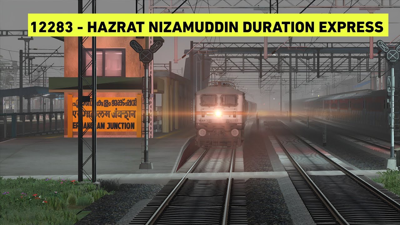 12283 - Ernakulam Hazrat Nizamuddin Duronto Express || TRAIN SIMULATOR ...