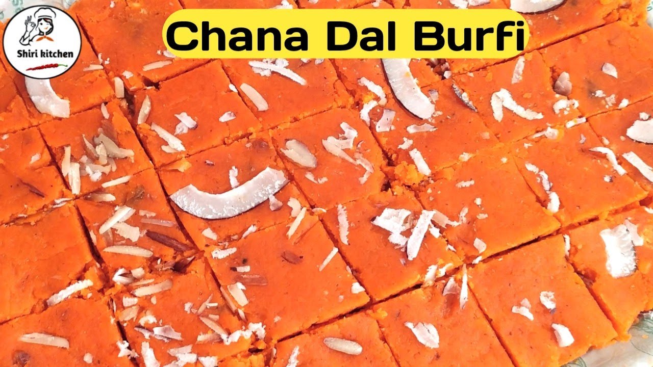 Chana Dal Burfi | Shabe Barat Special Recipe | Chana Dal Katli | चना ...