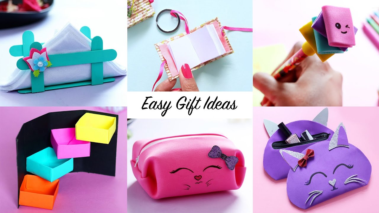 6 Easy Gift Ideas | DIY Gift Bags | Gift Ideas - YouTube
