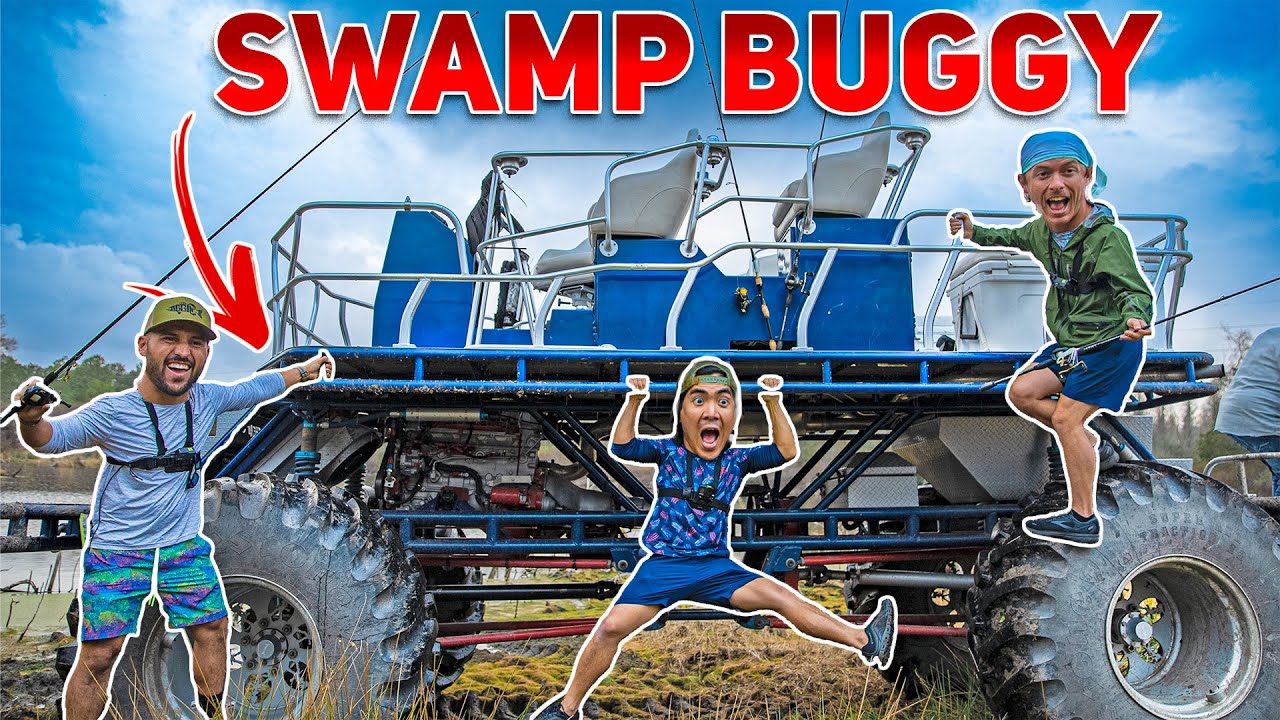 Fishing GIANT SWAMP BUGGY on UNTOUCHED HIDDEN LAKE! - YouTube