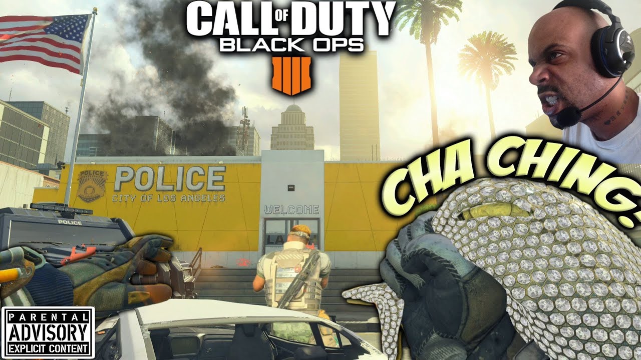 New "CHA-CHING" MONEY BAG Melee Weapon 😈 Black Ops 4 OPERATION GRAND ...