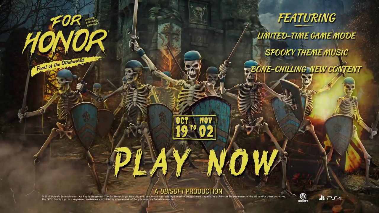 For Honor Feast Of The Otherworld Halloween Event PS4 - YouTube
